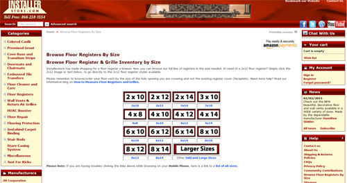How to Measure Floor Registers and Grilles | Installerstore.com Blog