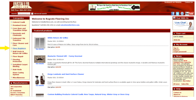 Installerstore – NEW Browse Floor Register Sizes | Installerstore.com Blog